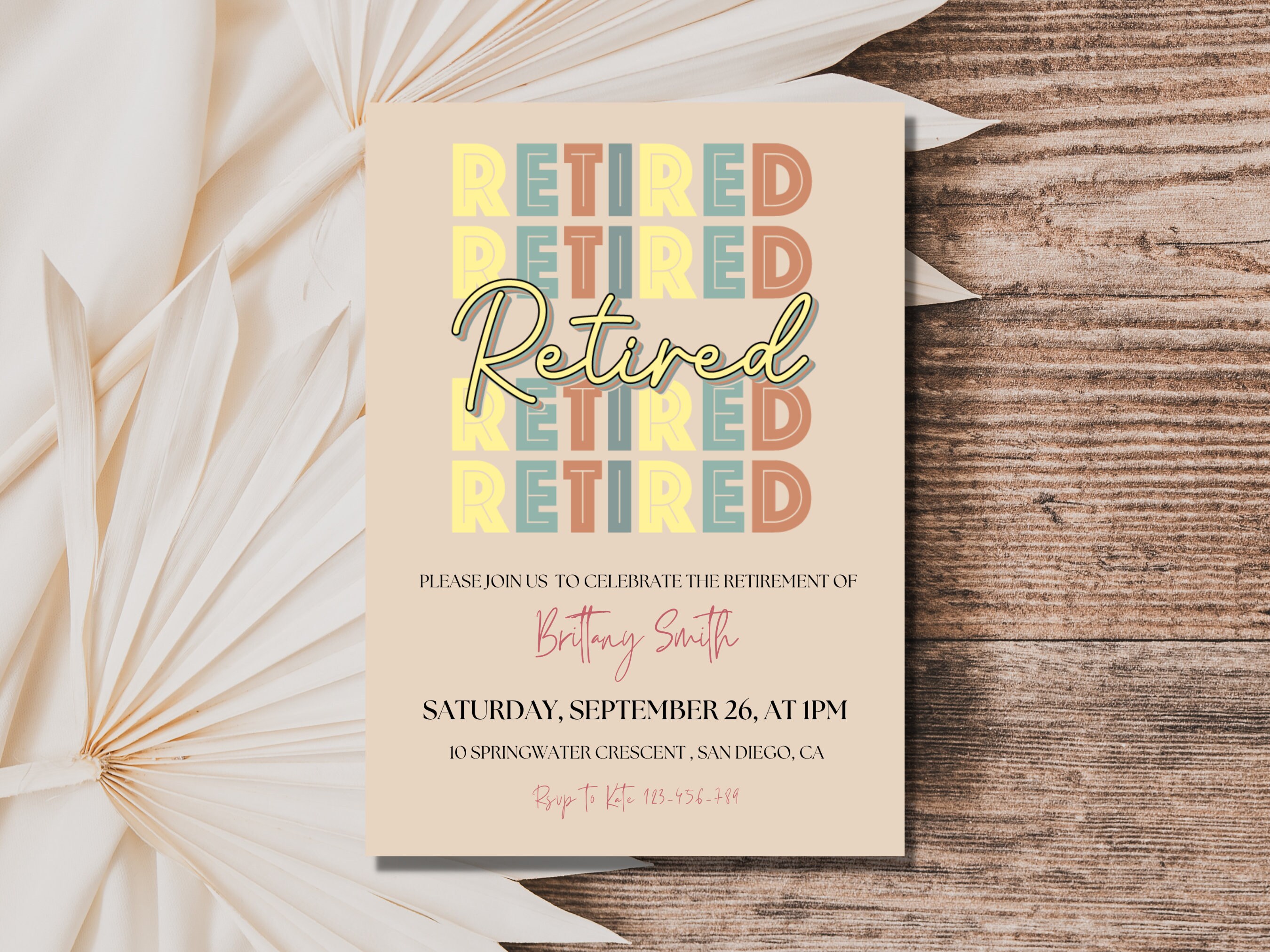 Retirement Invitation Retirement Party Invitation Retirement - Etsy