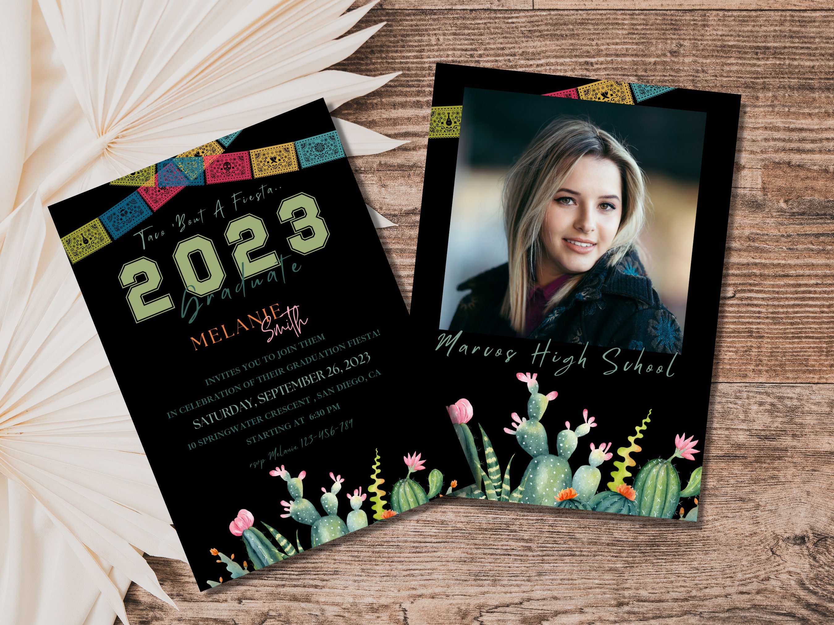 Mexican Invitation, Graduation Invitation, Fiesta Invitation ...