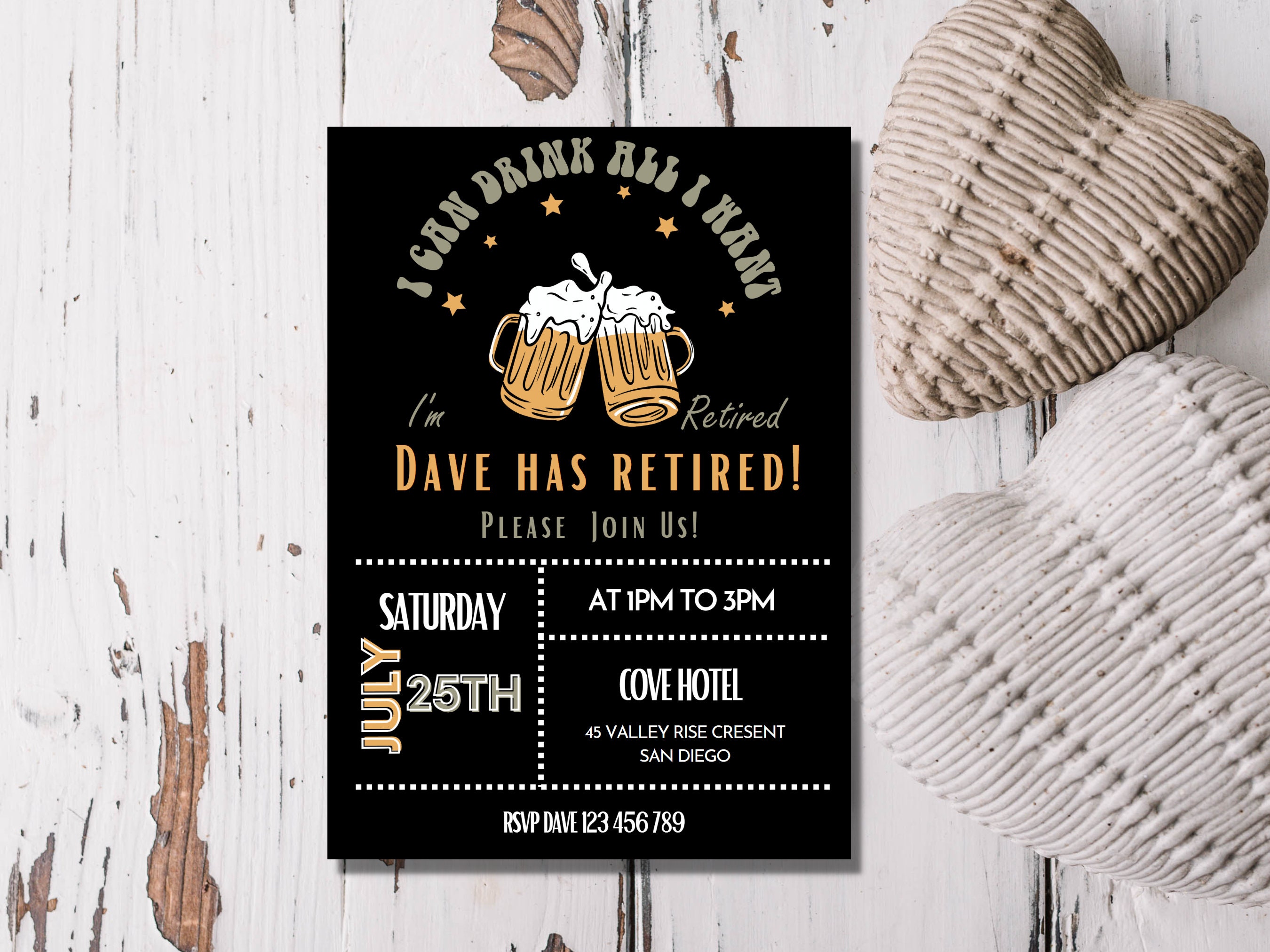Retirement Invitation, Retirement Party Invitation, Retirement ...