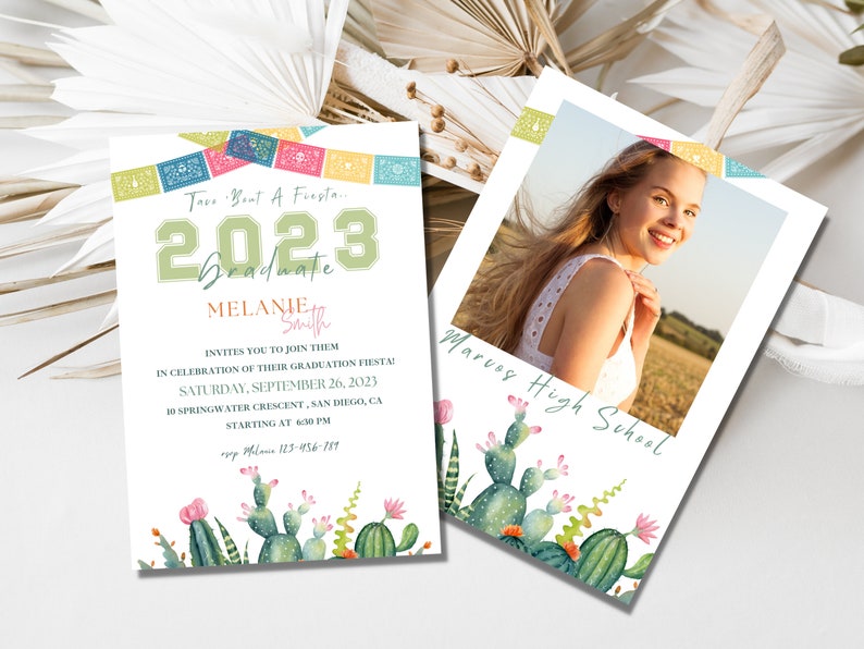 Mexican Invitation, Graduation Invitation, Fiesta Invitation ...