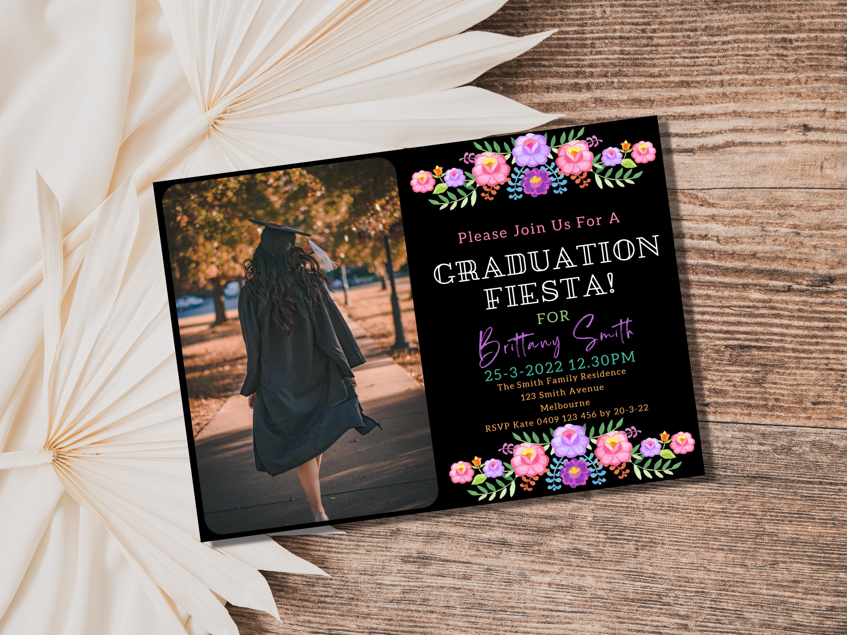 Mexican Invitation, Graduation Invitation, Graduation Announcement ...