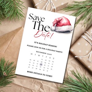 Christmas Party Invitations Instant Download, Christmas Invitations ...