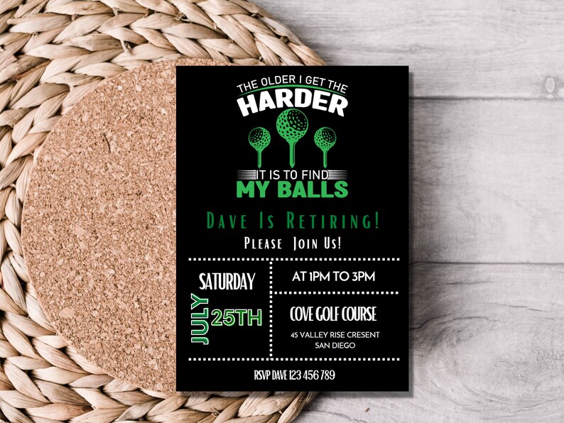 Retirement Invitation, Retirement Party Ideas, Eat Drink and Be Retired ...