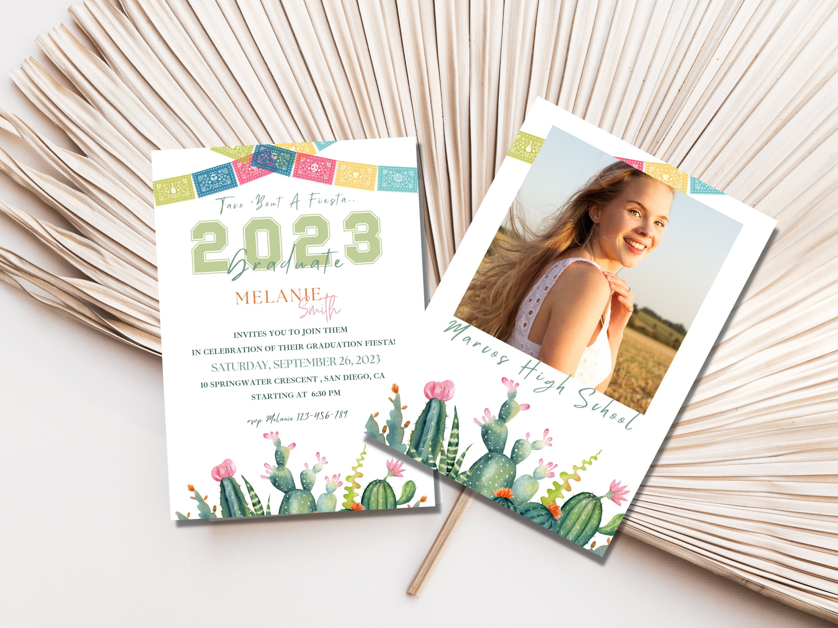 Mexican Invitation, Graduation Invitation, Fiesta Invitation ...
