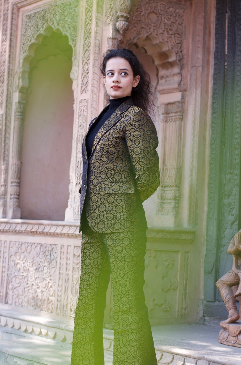 Brocade Pant Suit - Etsy