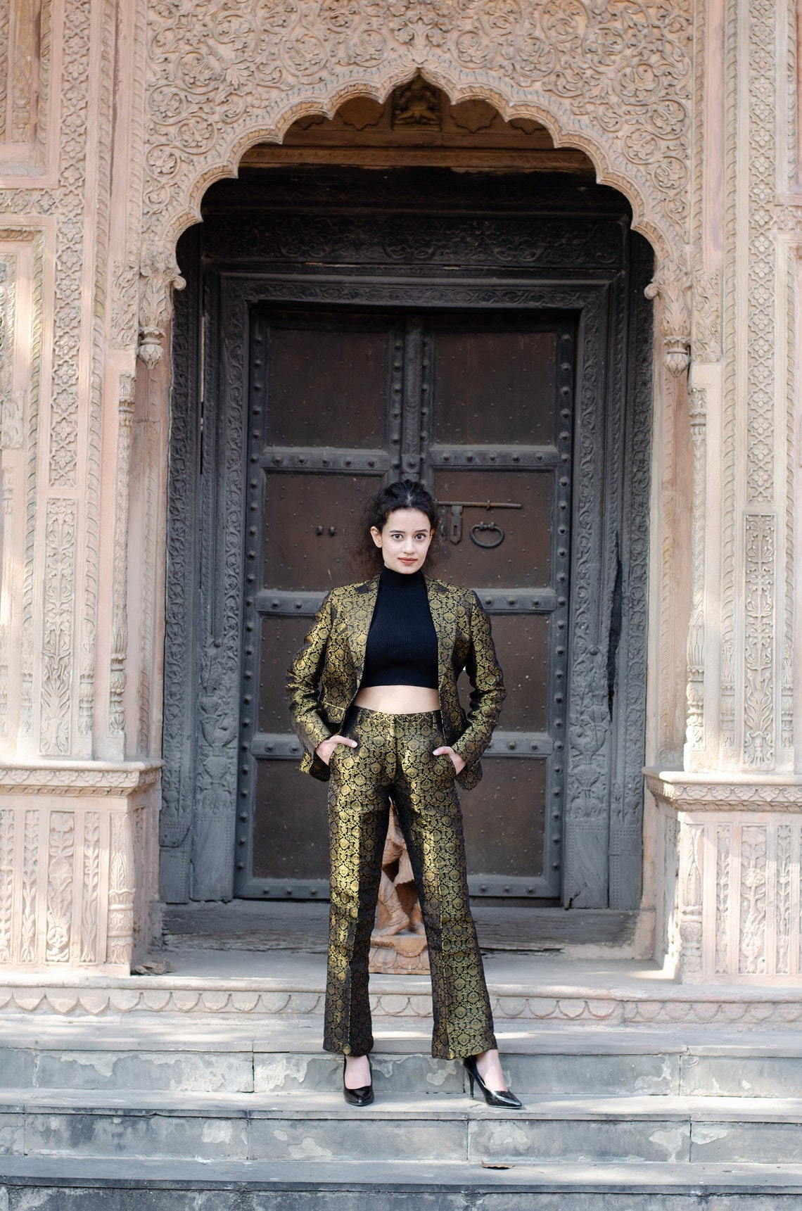 Brocade Pant Suit - Etsy