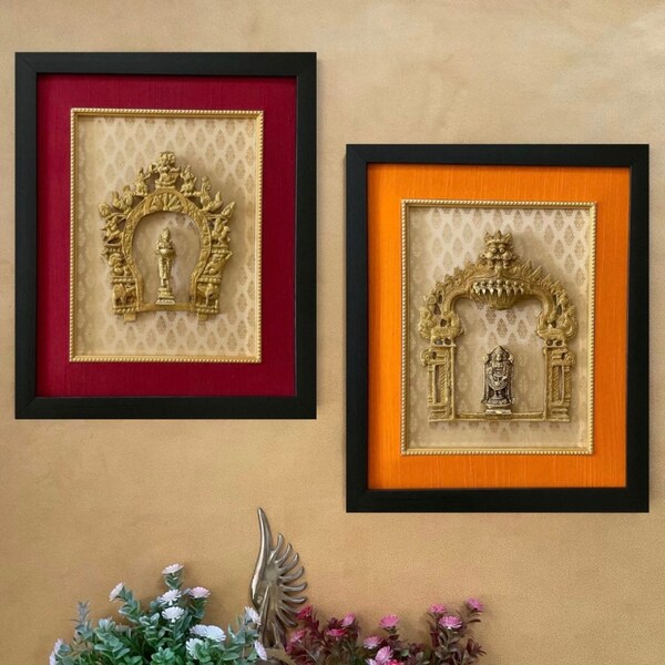 Indian Art Frame Prabhavali - Etsy