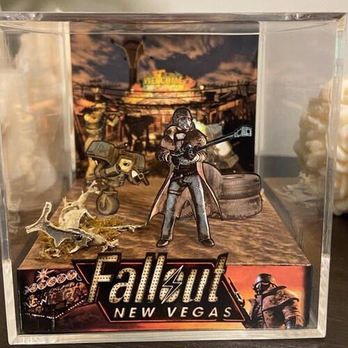 Fallout 2 Cube Diorama 3D Videogame Gift for Gamer - Etsy