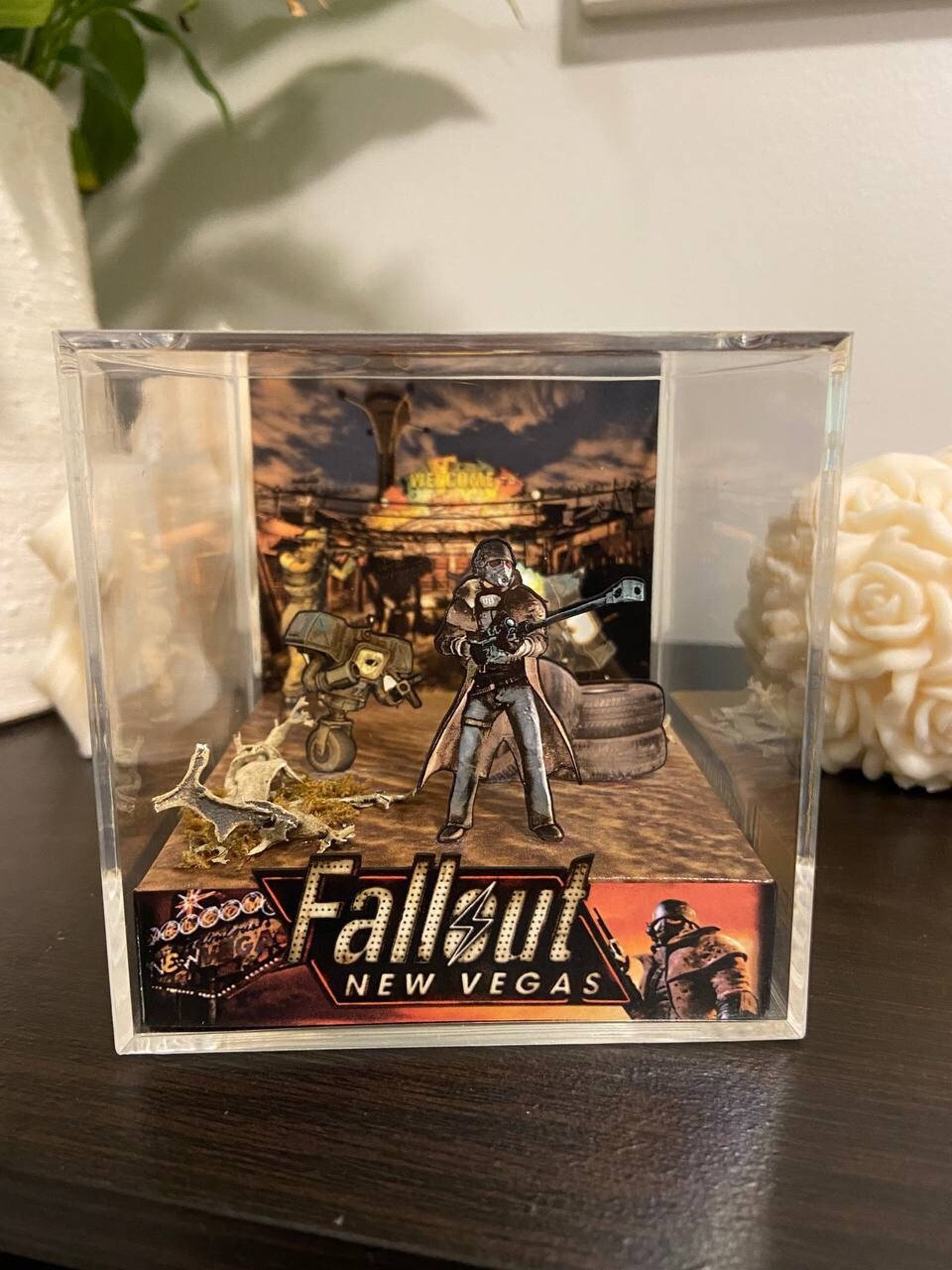 Fallout: New Vegas 3D Diorama Cube - Etsy