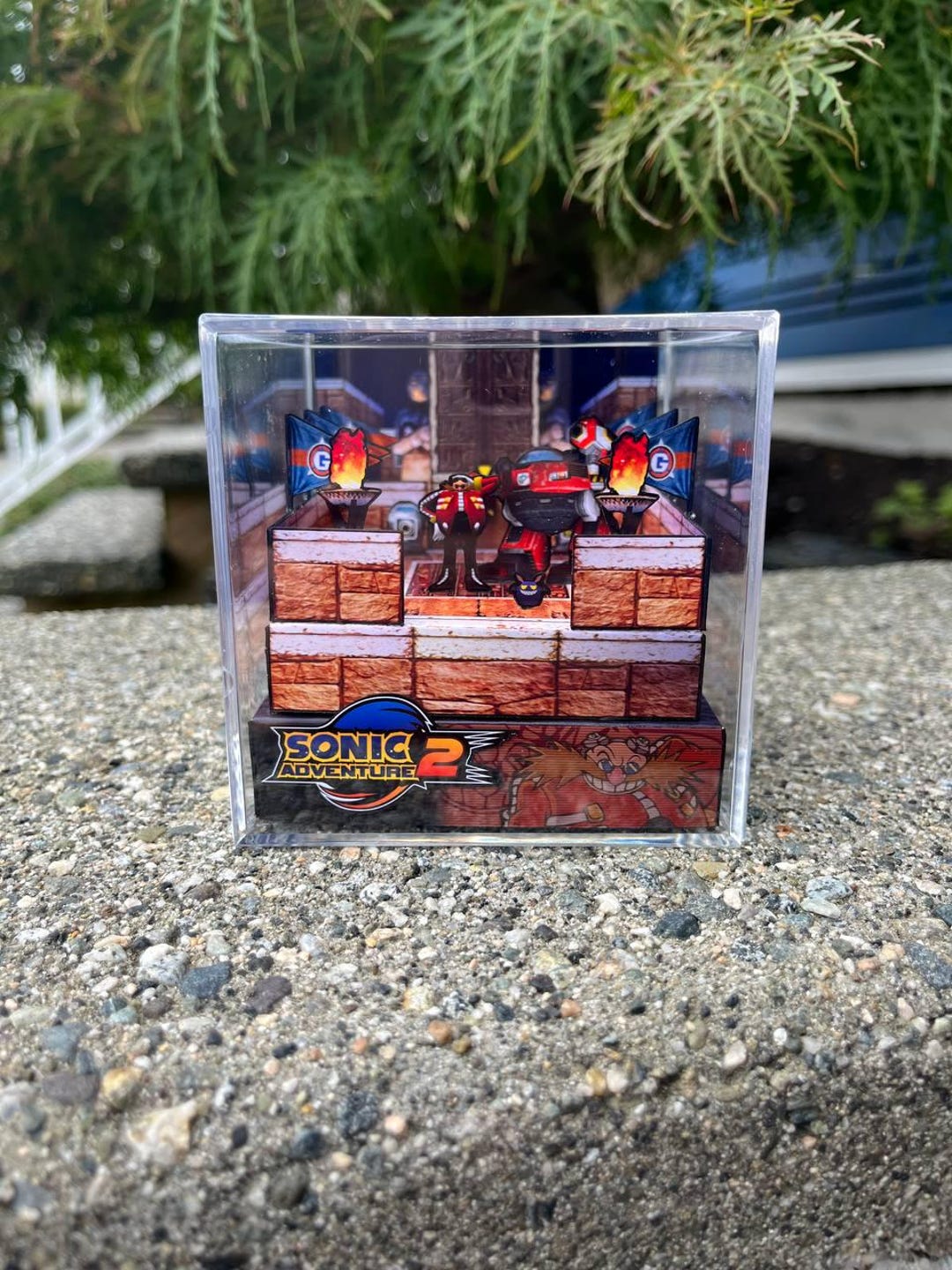 SA2B Sand Ocean Dr.eggman 3D Diorama Cube - Etsy
