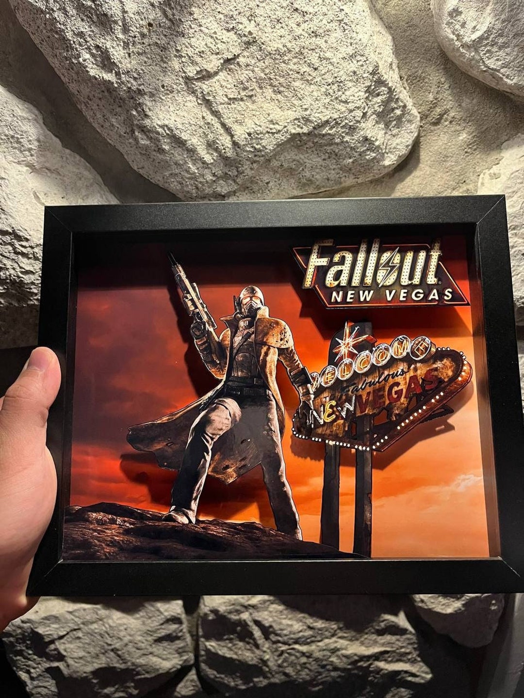 Fallout New Vegas 3D Shadowbox - Etsy