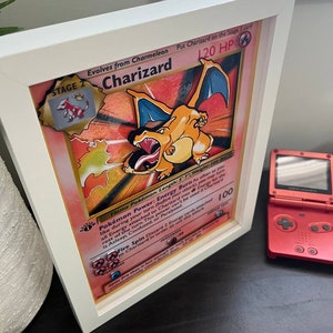 Pokemon Card 3D Shadow Box Choose Your Own Card 8x10 HOLOGRAPHIC ...