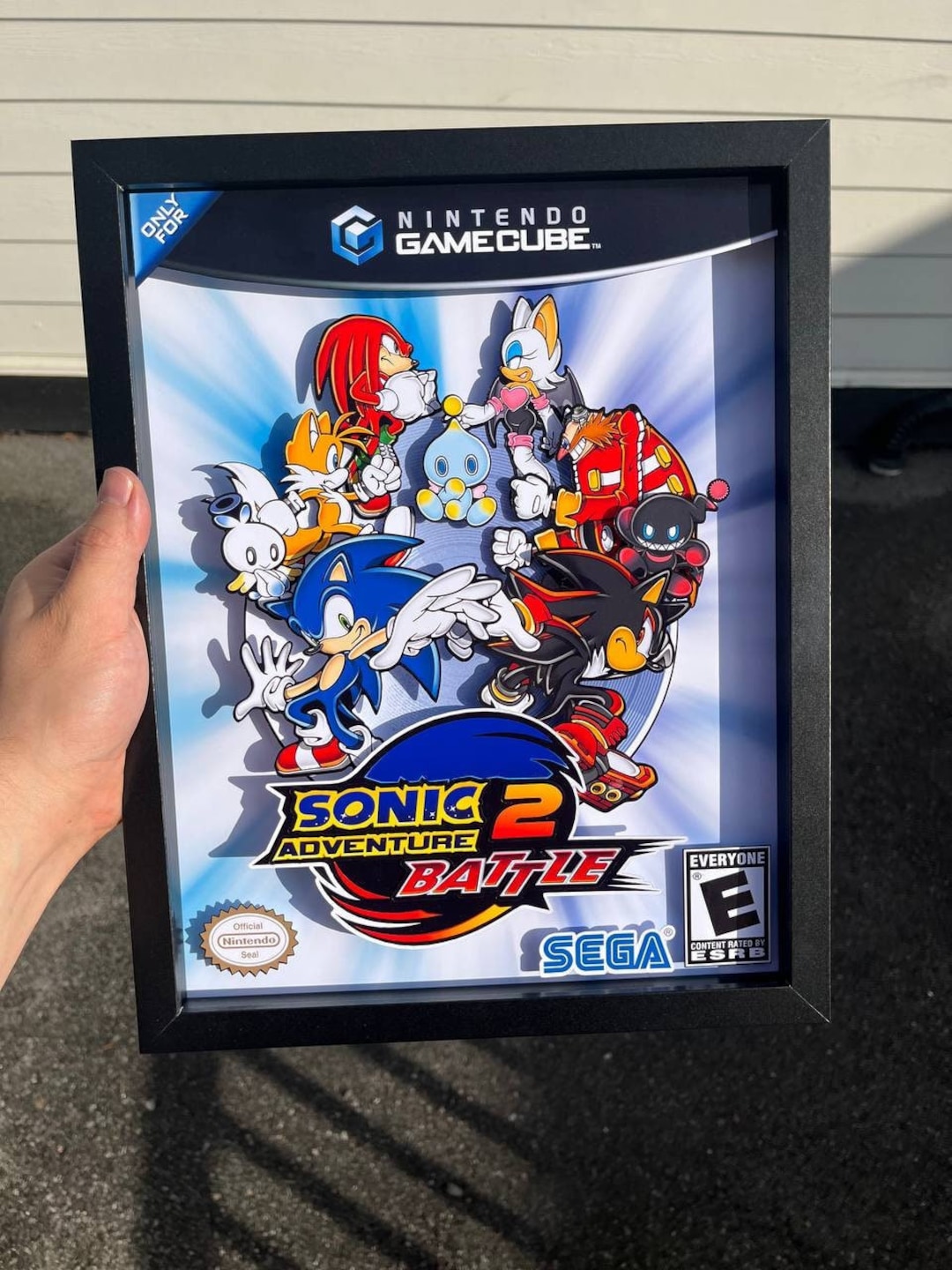 Sonic Adventure 2: Battle Cover Art Shadow Box 14x11 & 8x10 - Etsy UK