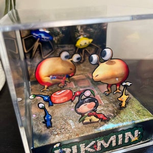 Pikmin 3D Diorama Cube - Etsy
