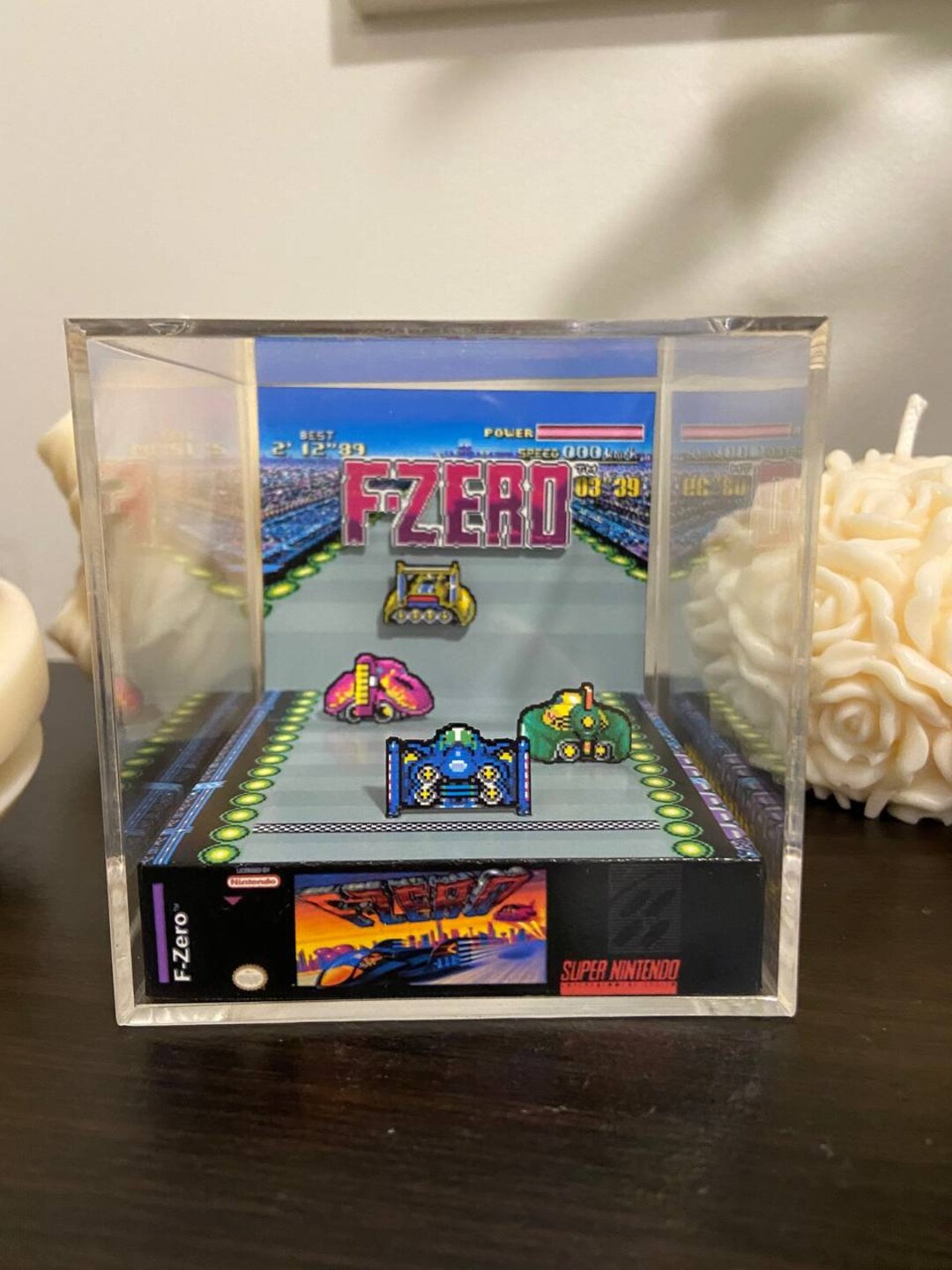 F-zero 3D Diorama Cube - Etsy