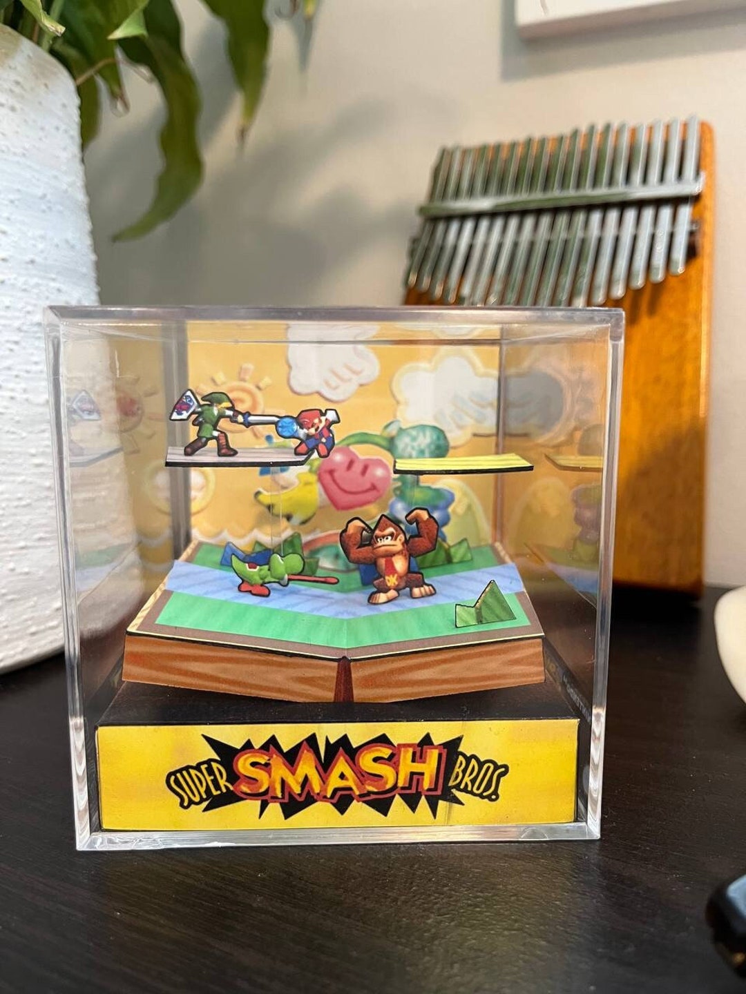 Super Smash Bros. 64 3D Diorama Cube - Etsy
