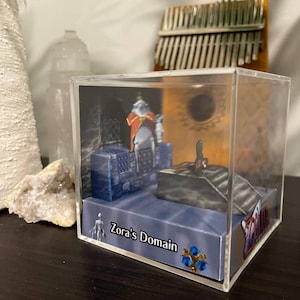 Loz: Oot | Zora's Domain | N64 | 3D Diorama Cube - Etsy