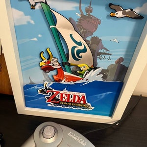 Loz: the Wind Waker 3D Shadowbox - Etsy