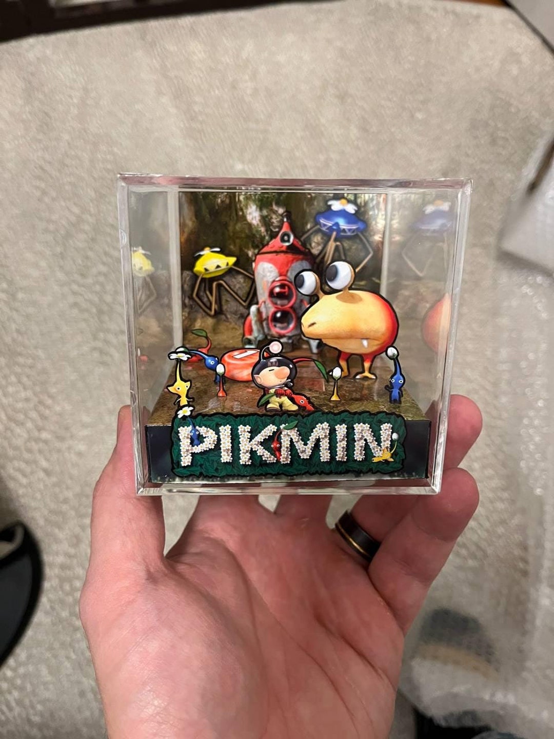 Pikmin | 3D Diorama Cube - Etsy