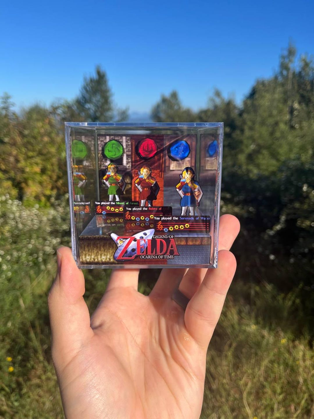 Loz: Oot N64 3D Diorama Cube - Etsy