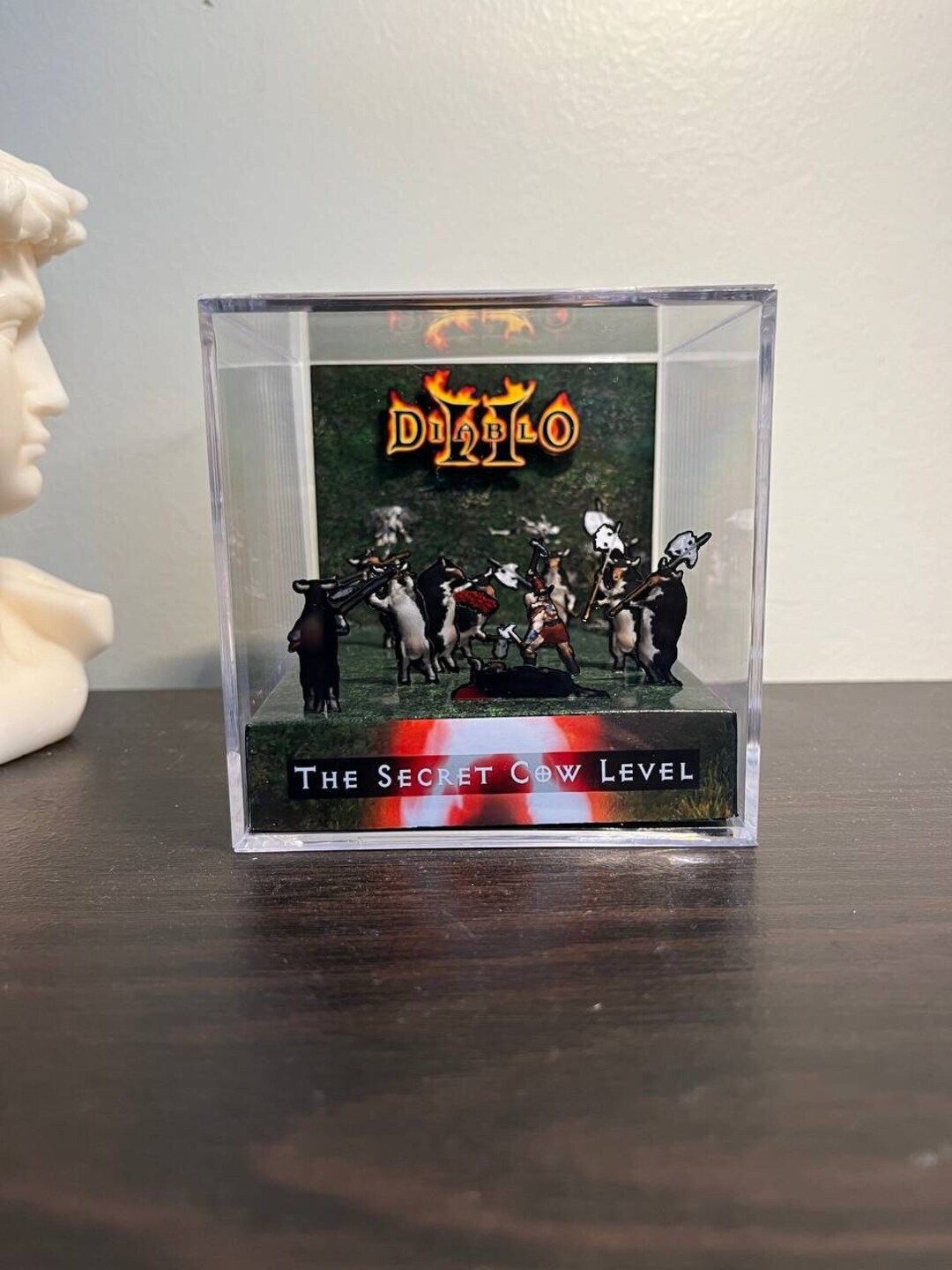 Diablo 2: Secret Cow Level | 3D Diorama Cube - Etsy