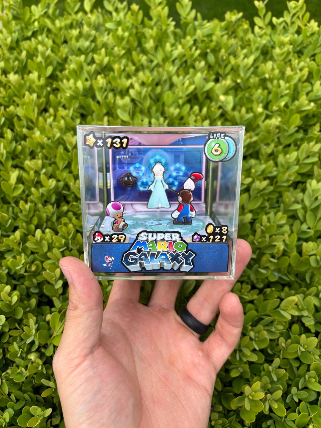 Super Mario Galaxy | Lobby | 3D Diorama Cube - Etsy