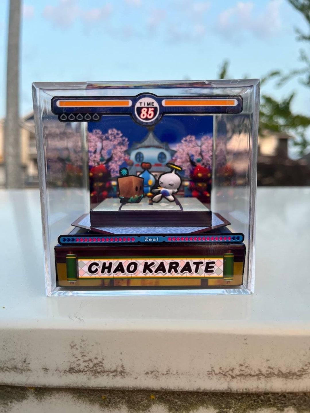SA2B | Chao Karate | 3D Diorama Cube - Etsy
