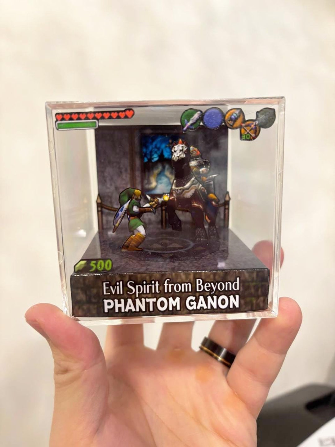Loz: Oot (phantom Ganon) 3D Diorama Cube - Etsy