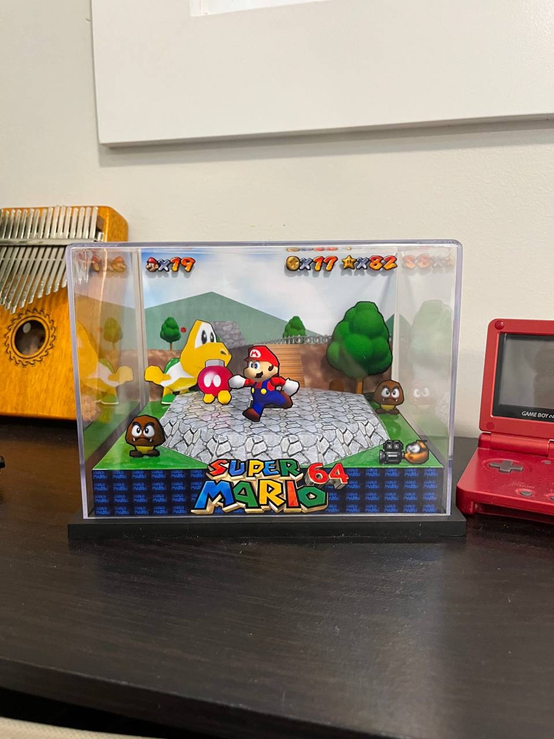 Super Mario 64: Large 3D Diorama 7.5x5.5x5 - Etsy