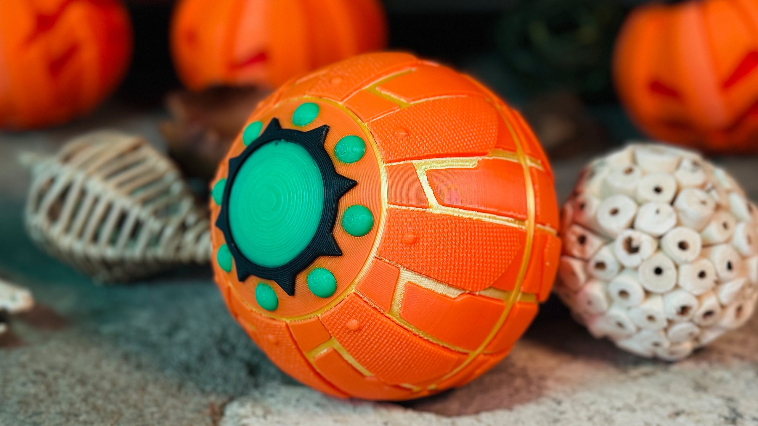 3D Printed the Green Goblin Pumpkin Bomb - Etsy