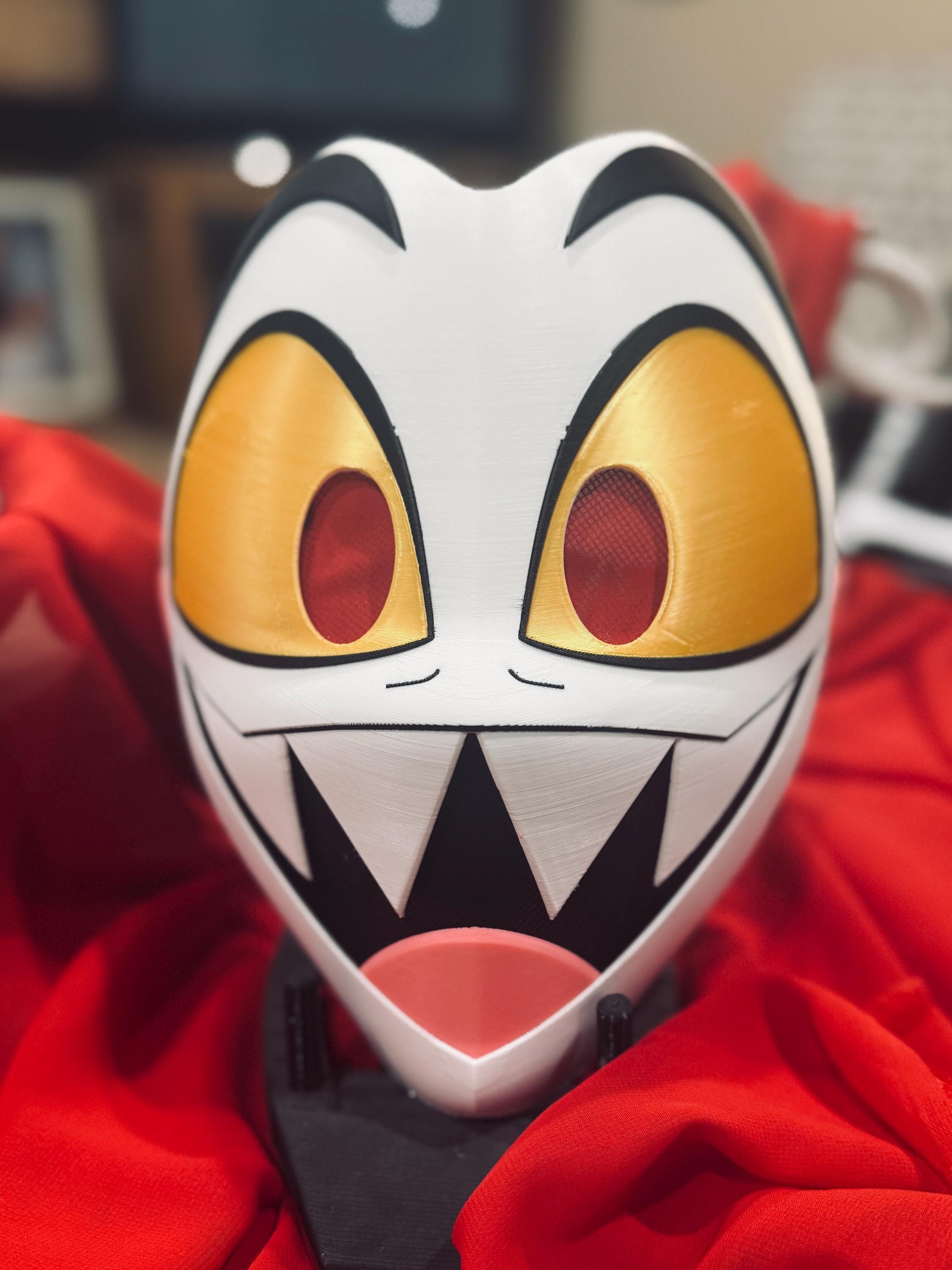 Lucifer Morningstar Mask Inspired From Hazbin Hotel - Etsy