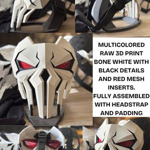 Punisher 2099 Mask Marvel Rivals Inspired - Etsy