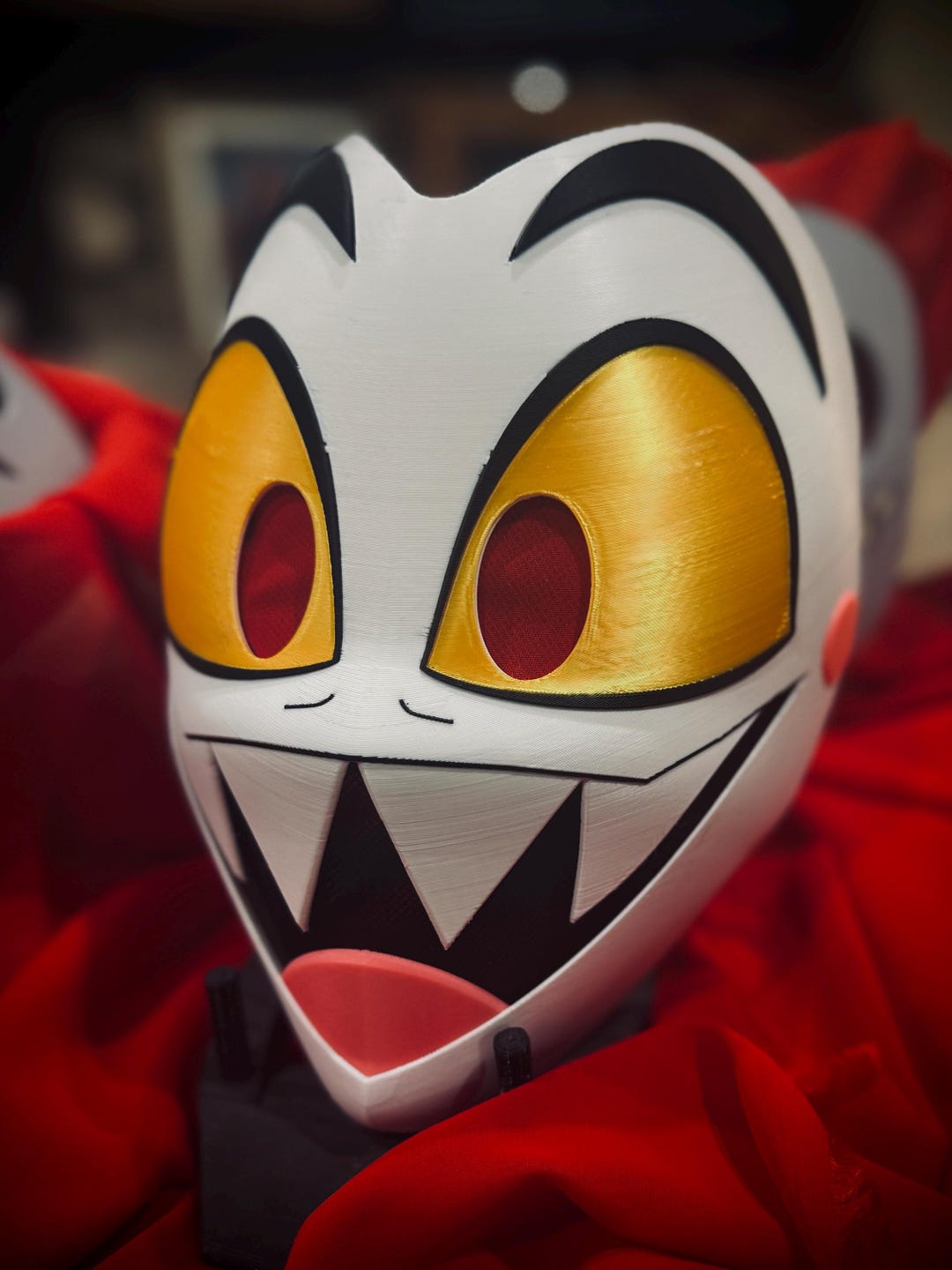 Lucifer Morningstar Mask Inspired From Hazbin Hotel - Etsy