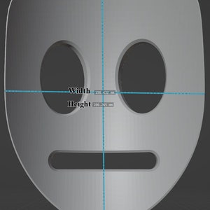 3D Printed Expression Masks (smile, Frown, Emotionless, Mouthless, Grin ...