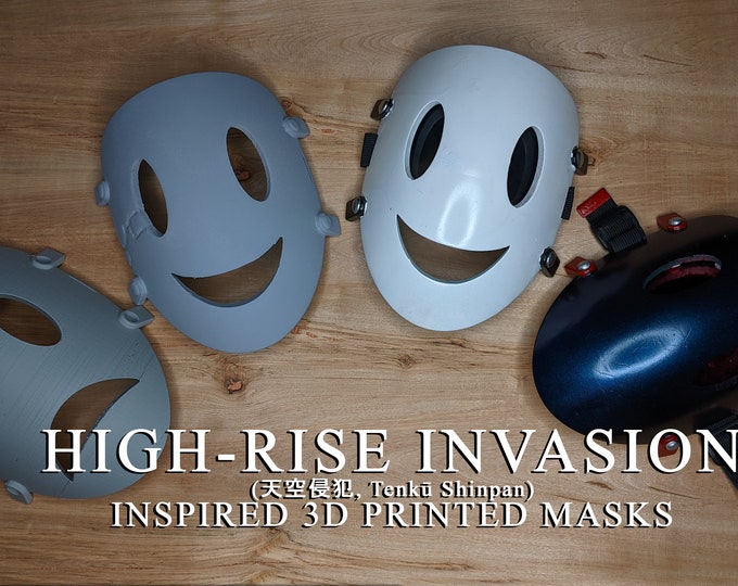 High-rise Invasion Inspired 3D Printed Cosplay Masks and Kit- Sniper ...
