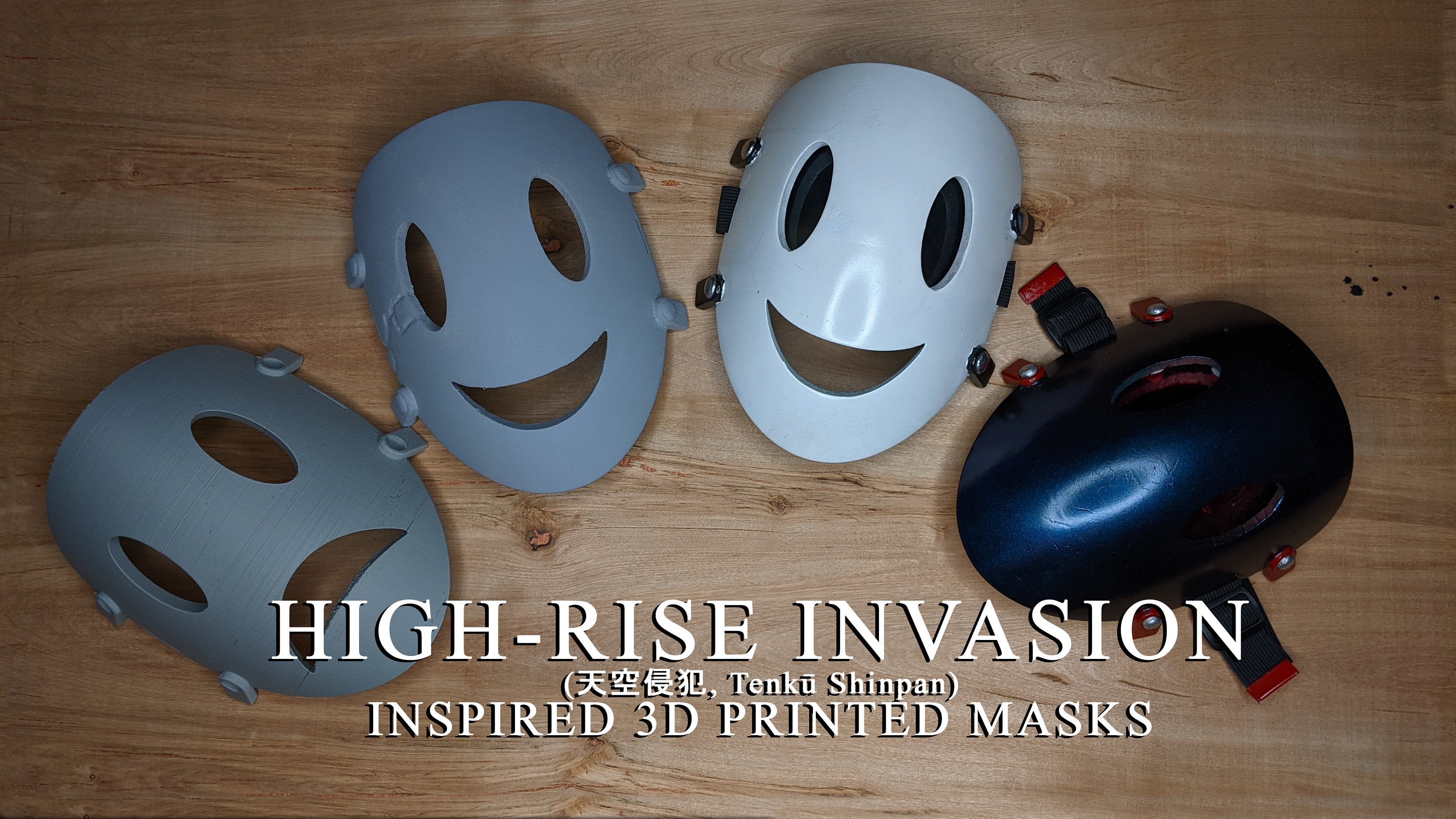 High-Rise Invasion Inspired 3D Printed Cosplay Máscaras y kit - Etsy México