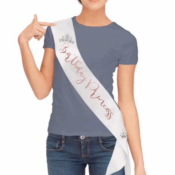 Princess Sash - Etsy