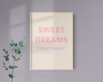 Sweet Dreams Poster - Etsy