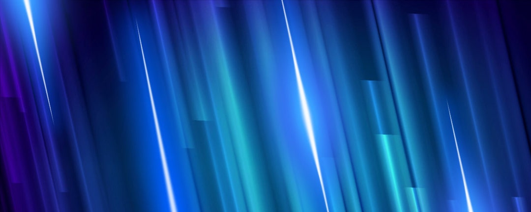 Twitch Profile Banner Blue Neon Geometric Pattern, Neon Profile Banner ...