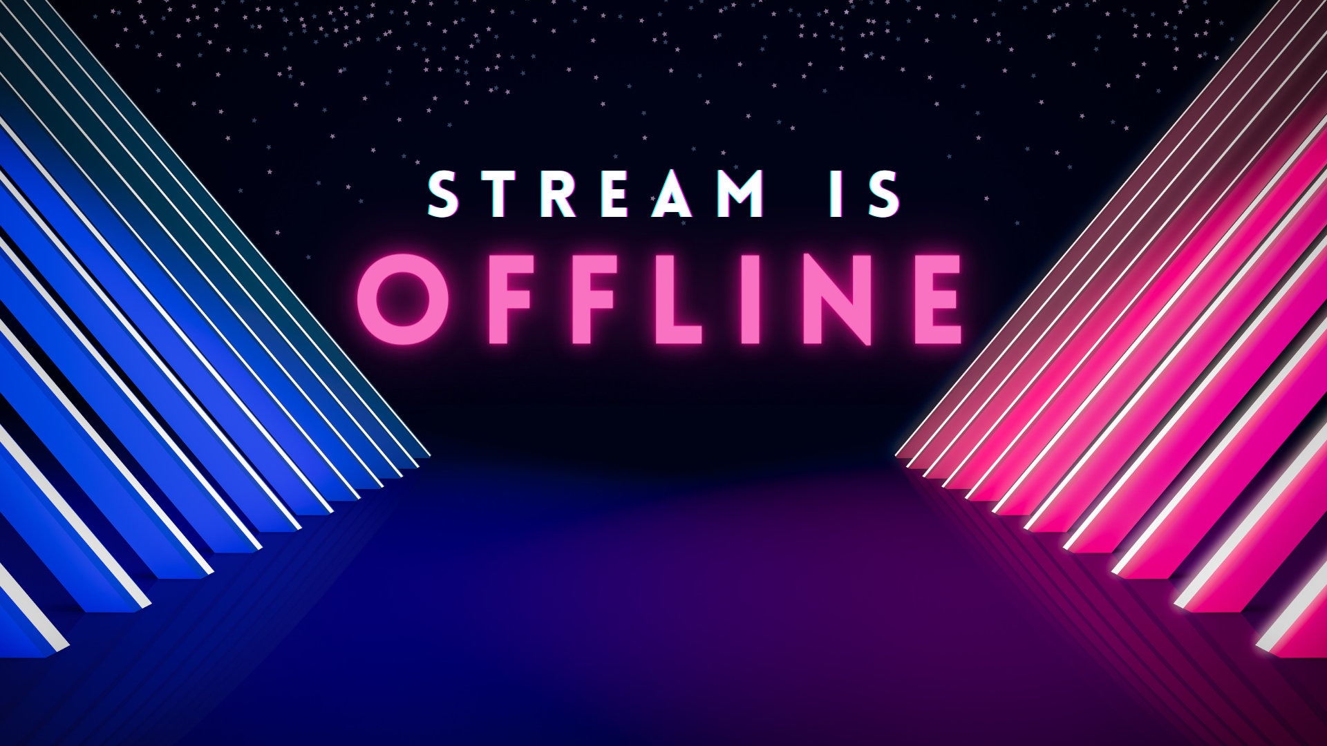 Twitch Offline Screen Neon Background, Futuristic Twitch Background ...