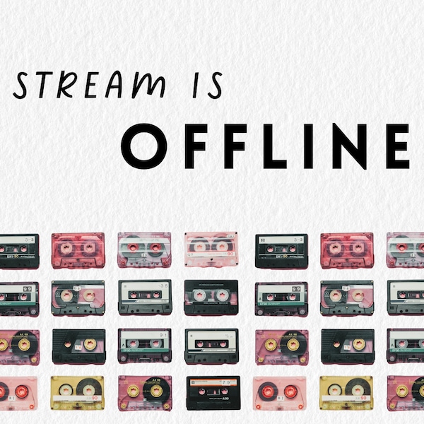 Twitch Be Right Back Screen Black Cat, Cute Cat Twitch Background ...