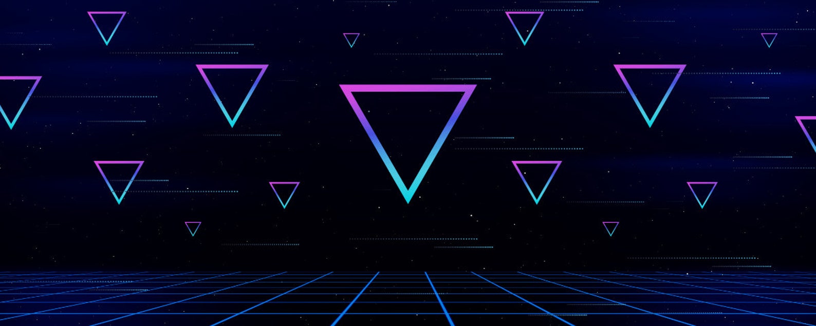 Retro Digital Twitch Profile Banner, Video Game Twitch Background ...