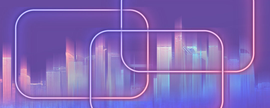 Twitch Profile Banner Neon City, Video Game Theme, Sci-fi Twitch Banner ...