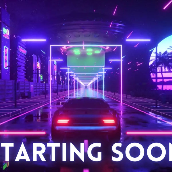 Twitch Starting Soon Screen Video - Etsy