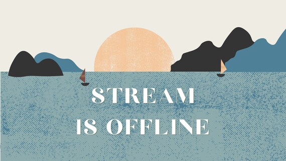 Twitch Offline Screen Landscape Art Stream is Offline Pretty - Etsy