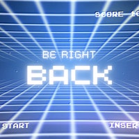 Animated Twitch Be Right Back Screen, Twitch BRB Screen, Pink and ...