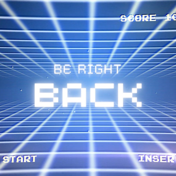 Animated Twitch Be Right Back Screen, Twitch BRB Screen, Pink and ...