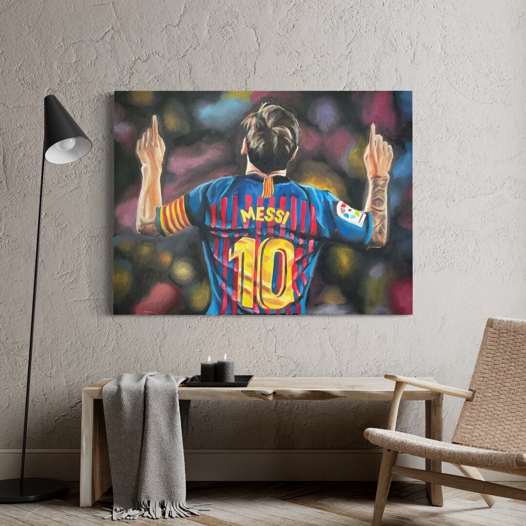 Lionel Messi Fine Art Print Messi Barcelona Wall Art - Etsy