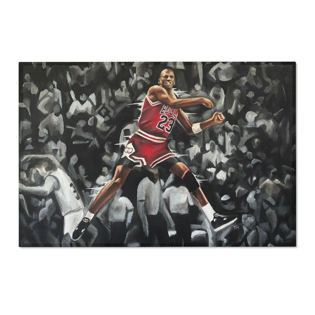 Michael Jordan the Shot Collectors Rug - Etsy