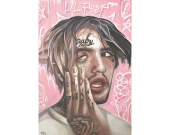 Lil Peep Poster Painting - Etsy